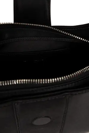 ROGER VIVIER Pilgrim Satin Shoulder Bag With Rhinestone Buckle
