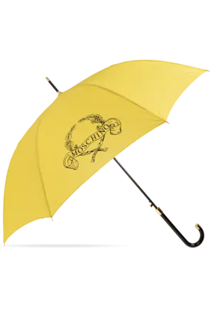 Moschino Parasol With Logo - Yellow