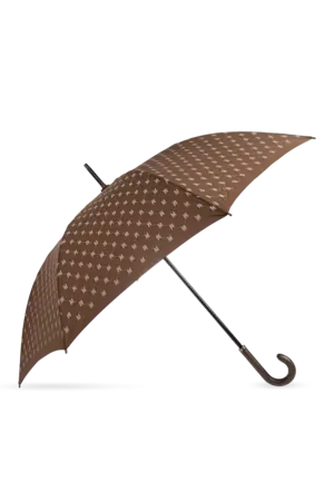 Moschino Parasol With Monogram - Brown