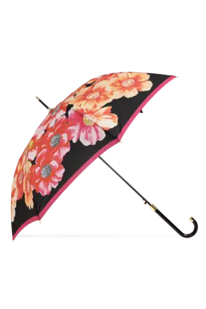 Moschino Parasol With Floral Motif