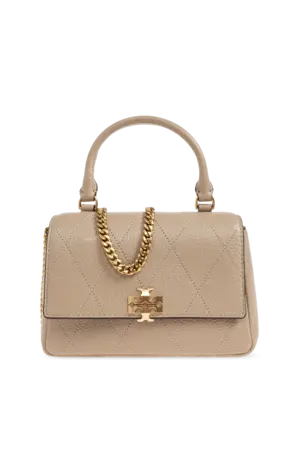 Tory Burch Wallet On Chain ‘charlie - Beige