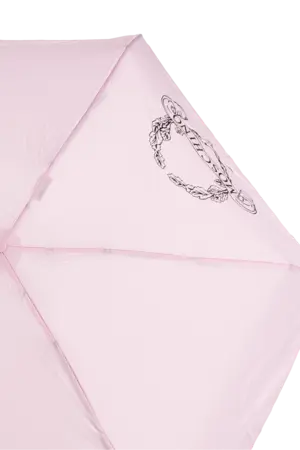 Moschino Small Folding Umbrella With Logo