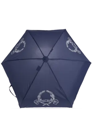 Moschino Small Folding Umbrella With Logo