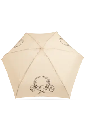 Moschino Small Folding Umbrella With Logo
