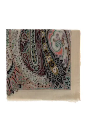 Etro Cashmere Scarf - Beige