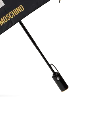Moschino Folding Umbrella With Floral Motif