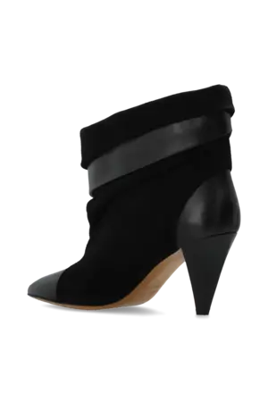 Isabel Marant Étoile Suede Heeled Ankle Boots "lyone