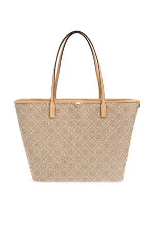 Tory Burch T-monogram’ Shopper Bag - Beige