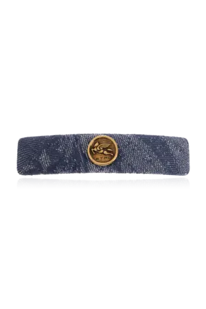 Etro Hair Clip - Navy Blue