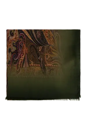 Etro Wool Scarf - Green