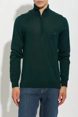 Etro Wool Sweater With Embroidered Logo