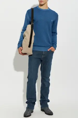 Etro Wool Sweater With Embroidered Logo