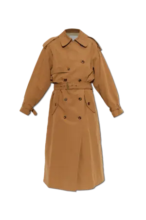 Isabel Marant Étoile Violette" Cotton Linen Blend Trench Coat