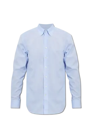 Etro Tailored Shirt With Embroidered Logo - Blue