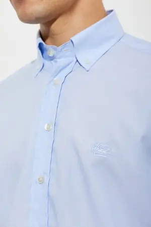 Etro Tailored Shirt With Embroidered Logo