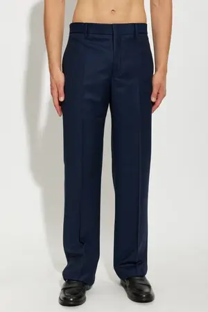 Etro Wool Pleated Trousers