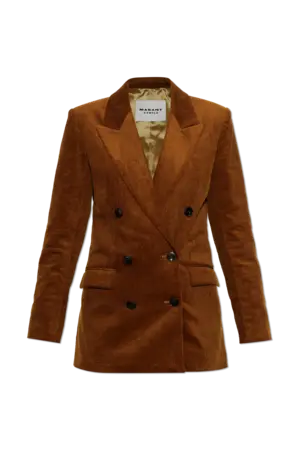 MARANT ETOILE Corduroy Blazer "rasma - Brown