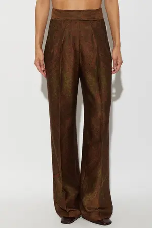 Etro Patterned Crease Trousers