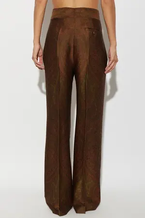 Etro Patterned Crease Trousers