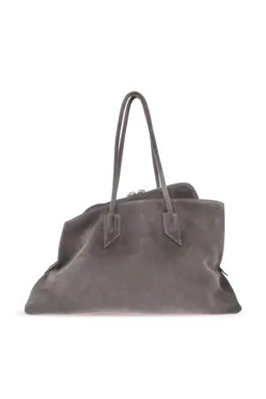 Attico La Passeggiata Medium Suede Tote - Grey