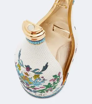 Judith Leiber Olive Oil Bottle Embellished Clutch
