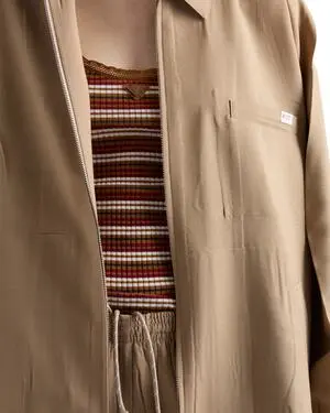 Prada Striped Cotton Top