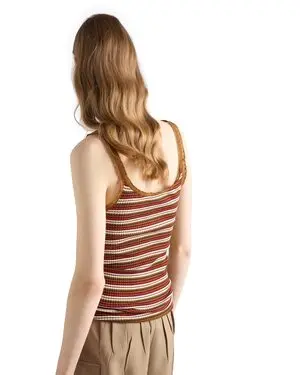 Prada Striped Cotton Top
