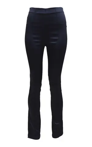 FRANCESCA MIRANDA Soleil Silk Stretch Pants - Black