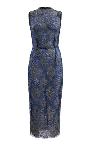 FRANCESCA MIRANDA Estela Midi Lace Dress