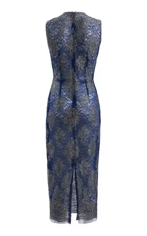 FRANCESCA MIRANDA Estela Midi Lace Dress