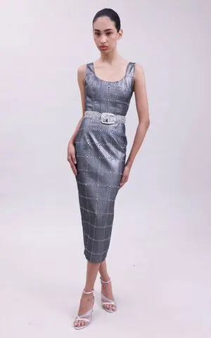 FRANCESCA MIRANDA Sylvie Cotton Midi Dress