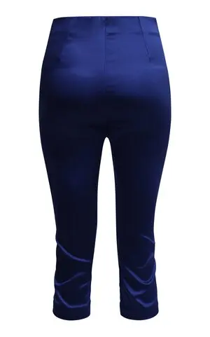 FRANCESCA MIRANDA Nova Silk-blend Capri Pants