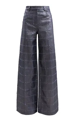 FRANCESCA MIRANDA Chrome Cotton Pants - Grey