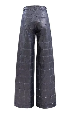 FRANCESCA MIRANDA Chrome Cotton Pants