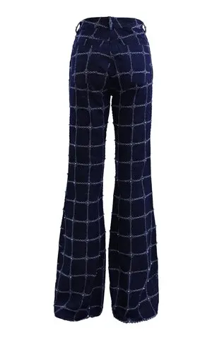 FRANCESCA MIRANDA Eclipse Cotton-blend Trousers