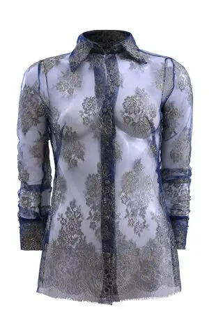 FRANCESCA MIRANDA Arena Sheer Blouse