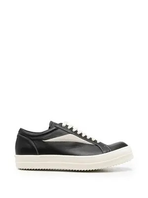 Rick Owens Trainers Leather "vintage" Sneakers - Black