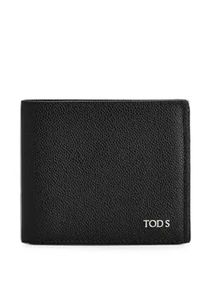 TOD`S Wallet Leather "caviar Baby - Black