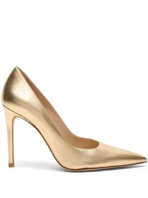 STUART WEITZMAN Decollete Leather " Power - Metallic