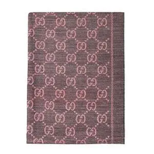 Gucci Gg Jacquard Wool Scarf - Pink