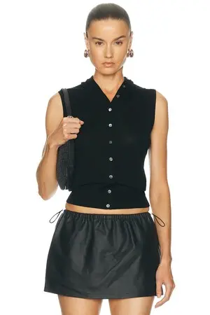 Alexander Wang Tank Cardigan - Black