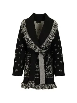 Alanui Bandana Jacquard Cardigan - Multi