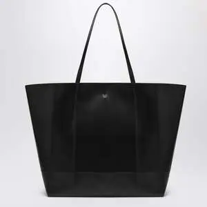 TOTEME Leather Roam Tote Bag - Black