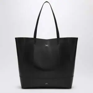 TOTEME Leather Roam Tote Bag - Black