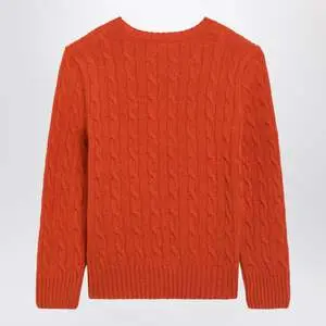 Polo Ralph Lauren Cable-knit Wool And Cashmere Crewneck Sweater