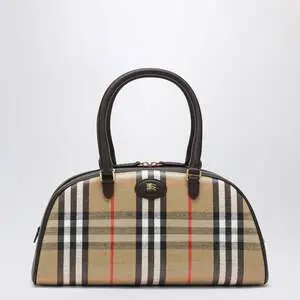 Burberry Highlands Check Tote Bag - Beige
