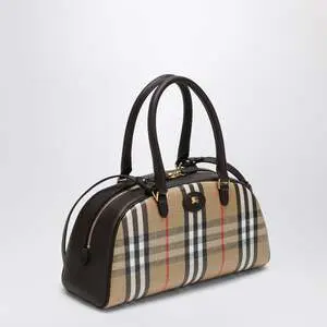 Burberry Highlands Check Tote Bag - Beige