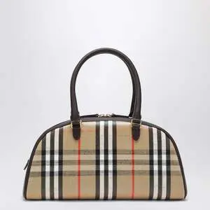 Burberry Highlands Check Tote Bag - Beige