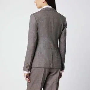 Burberry Prince Of Wales Wool-blend Single-breasted Jacket