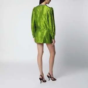 Valentino Garavani Silk-blend Jacquard Mini Dress With Polka Dots